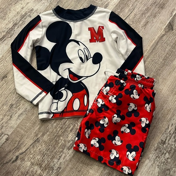 Disney | Swim | 4 For 5 Mickey Mouse Swim Set | Poshmark